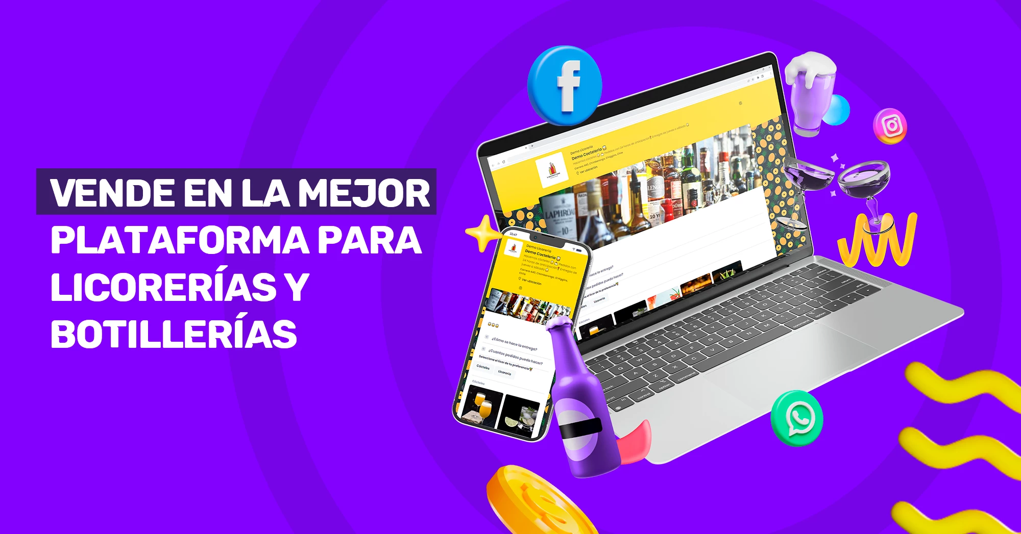 Whataform para Licorería / Botillería